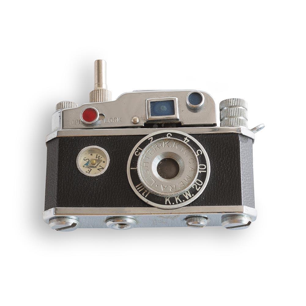 Vintage Novelty Camera Lighter, C. 1960 - Eleish Van Breems Home